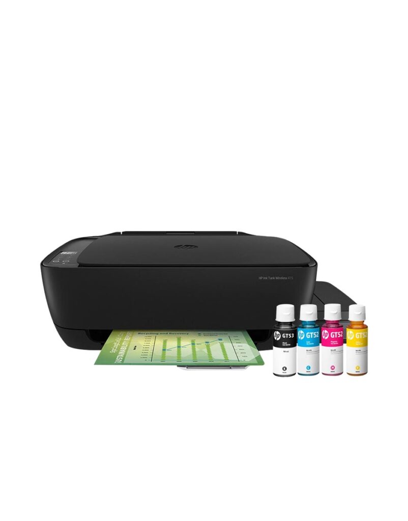 Printer HP Ink Tank Wireless 415 All In One ใช้กับหมึกรุ่นGT51BK ...